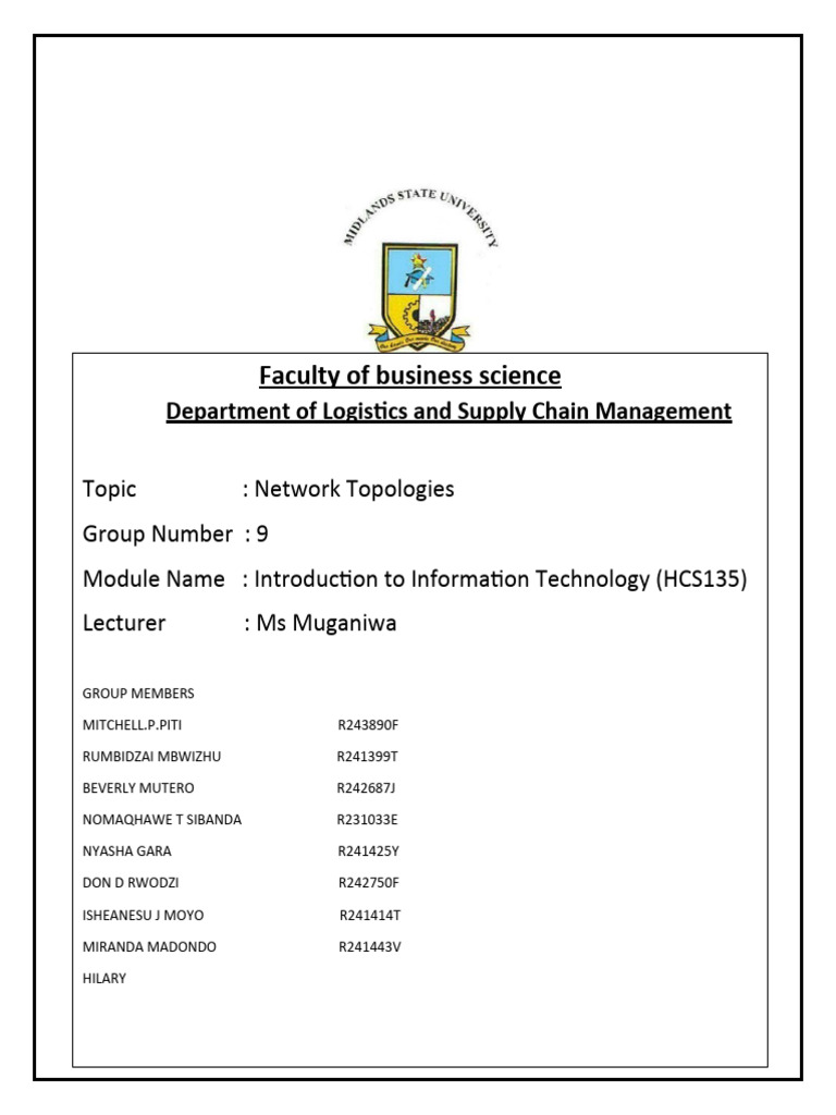 HCSI35 Assignment Network Topologies | Download Free PDF | Network ...
