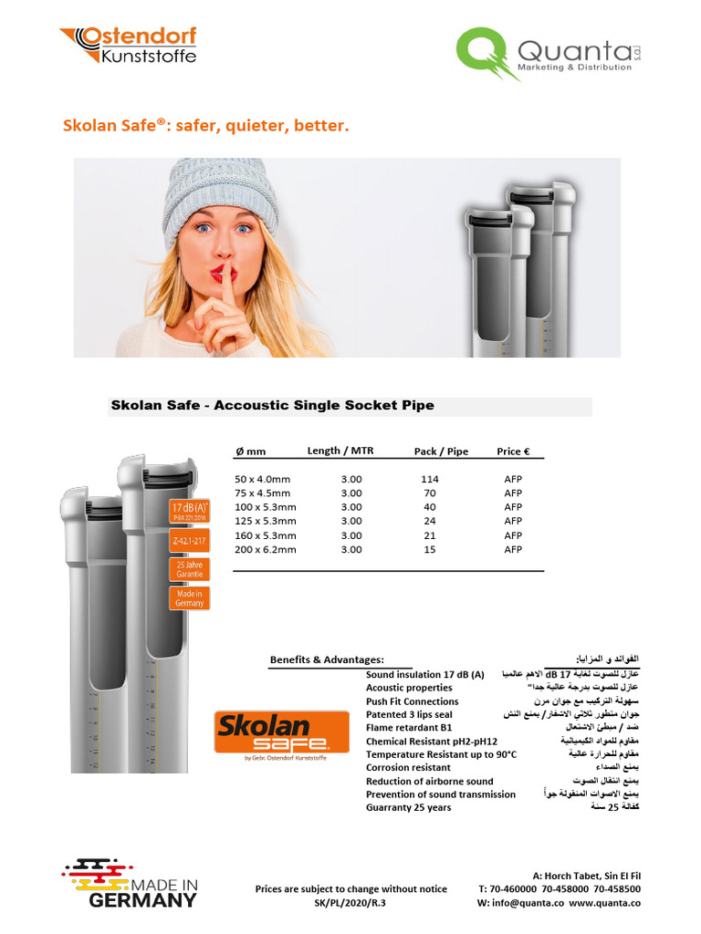 Ostendorf Skolan Safe - Price List 2020 - R.3 | PDF