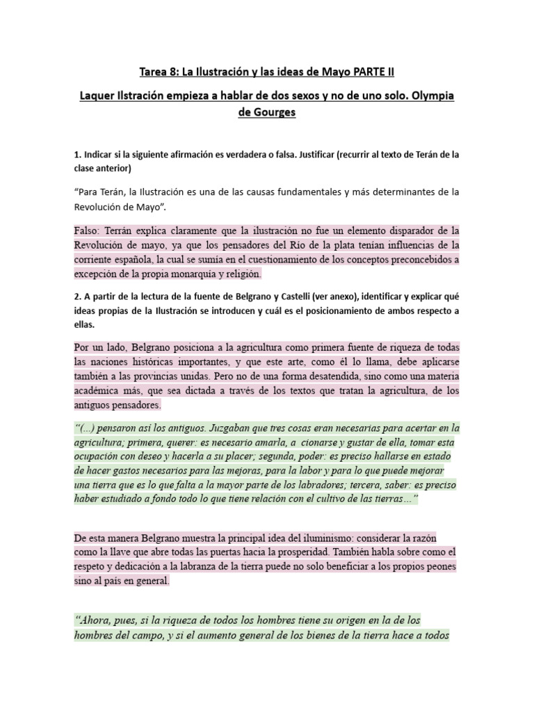 Tarea 9 Ilustración e Ideas de Mayo Parte II | Descargar gratis PDF | Era de iluminacion | España