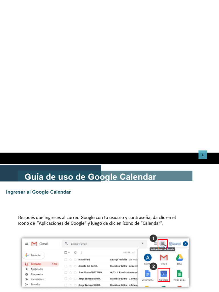Guia de Google Calendar | PDF | Software