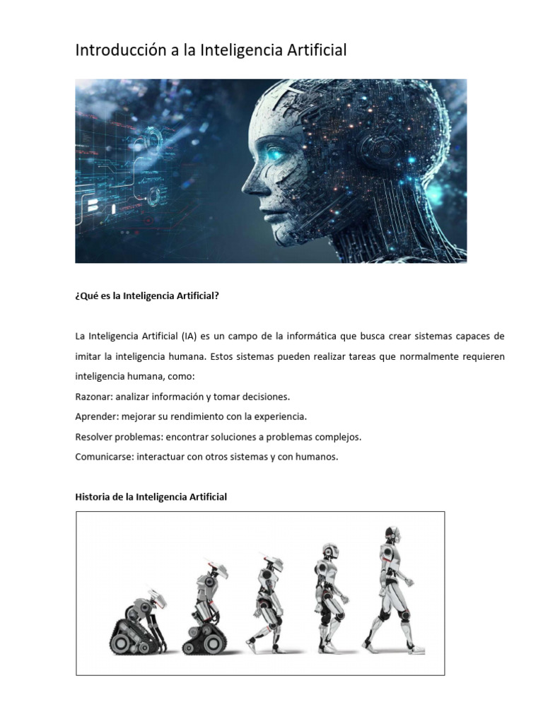 Manual Inteligencia Artificial | PDF | Inteligencia artificial | Inteligencia (IA) y semántica