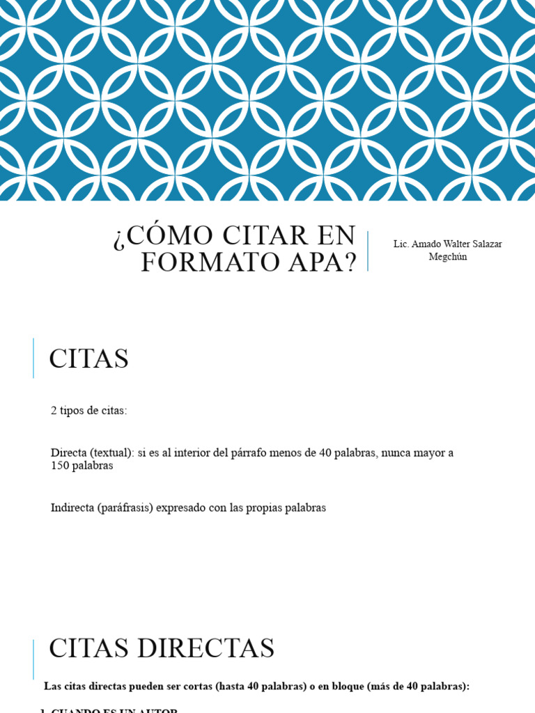 Cómo citar en formato apa | PDF | Innovación | Estilo apa