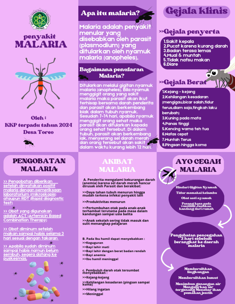 Leaflet Malaria - 20240526 - 151635 - 0000 | PDF