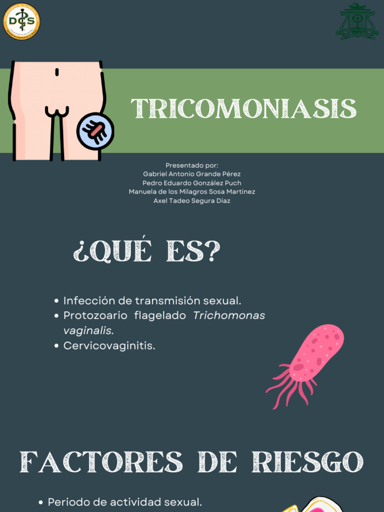 Tricomoniasis | PDF | Enfermedades y trastornos | Ciencias de la Salud