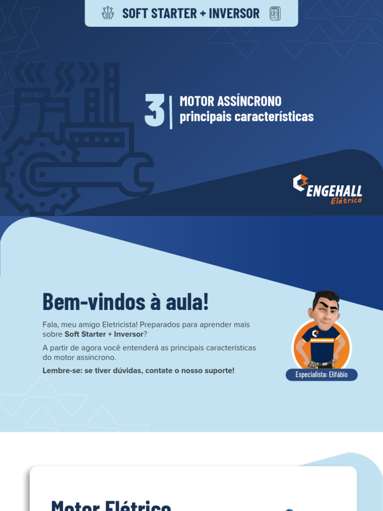 Características do Motor Assíncrono | PDF | Potência (Física) | Motor ...