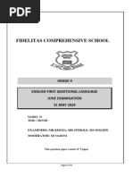 TECHNOLOGY GRADE 9 JUNE TEST | PDF