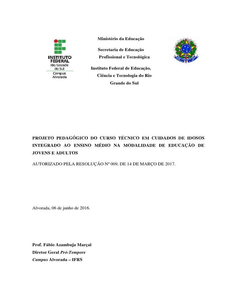 PCCS PROEJACuidadosdeIdososANUAL | PDF | Desenvolvimento profissional | Envelhecimento