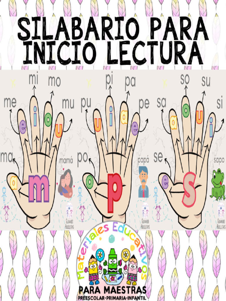 Silabario para aprender a leer recopilado por Materiales Educativos ...