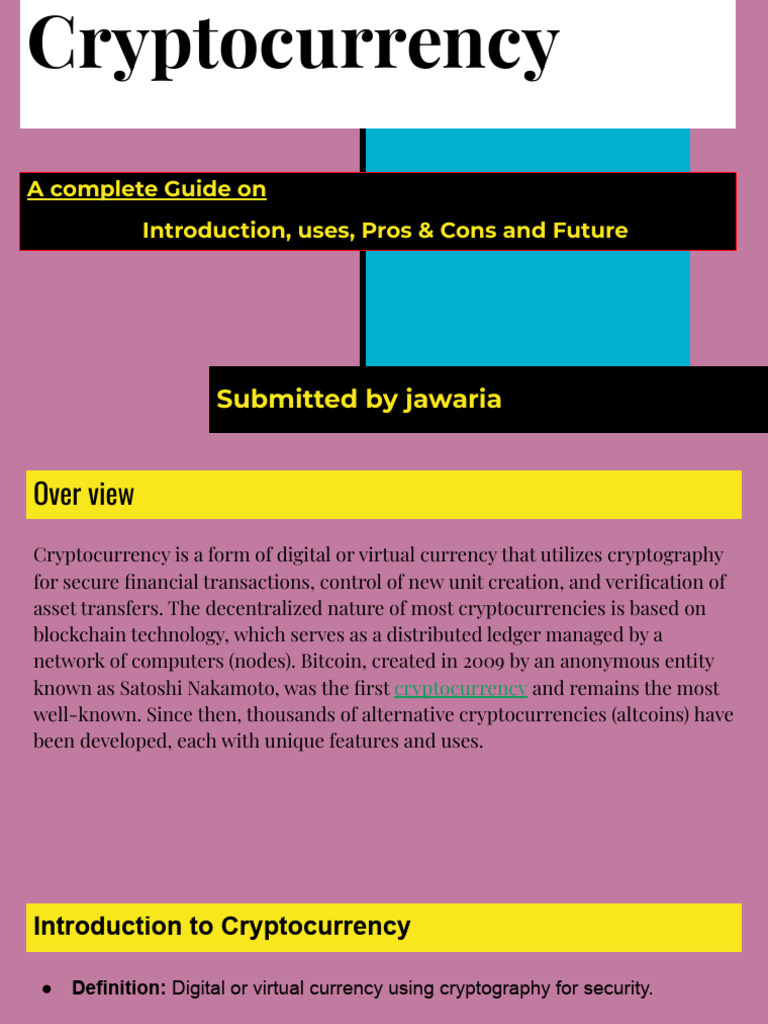 Crypto Currency | PDF | Cryptocurrency | Bitcoin