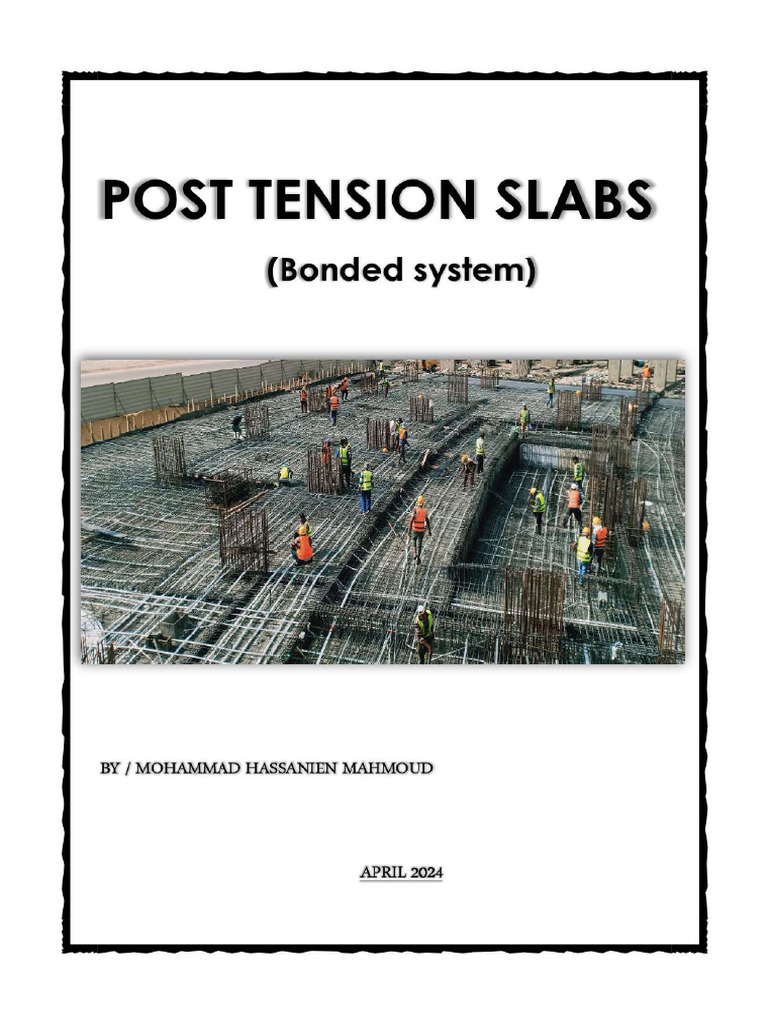 Post Tension Slabs Bonded System | PDF