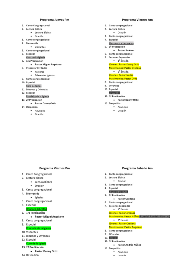 Programas Conferencia 2023 | PDF | Cocina, comidas y vino | Religión y espiritualidad