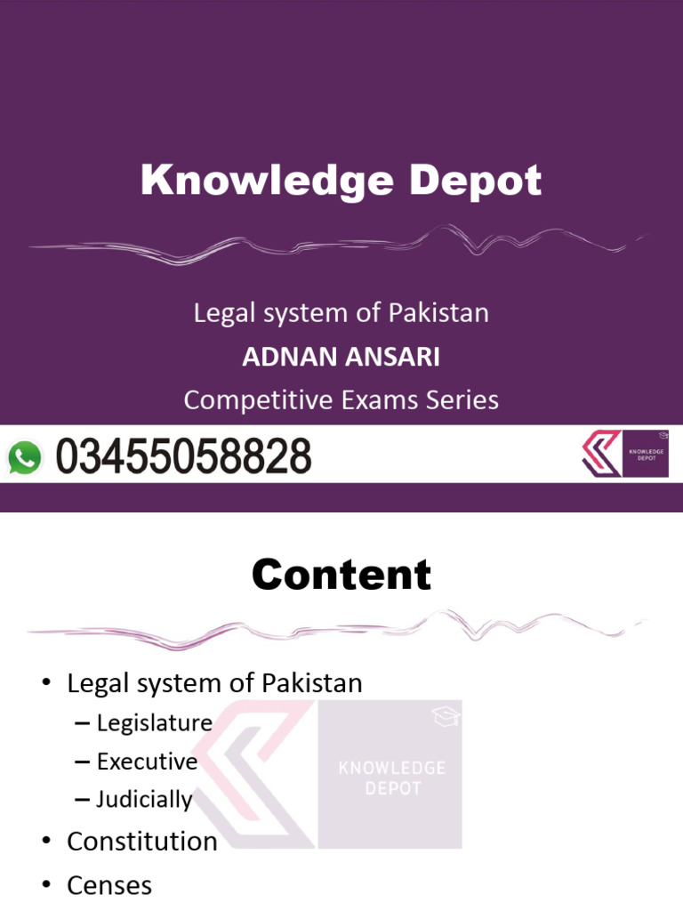 Overview of Pakistan's Legal System | PDF | Khyber Pakhtunkhwa | Public Law