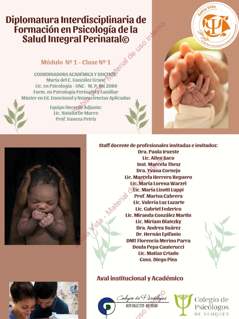 Diplomatura PSIP Clase 1 Presencial | PDF | Sicología | Inteligencia artificial