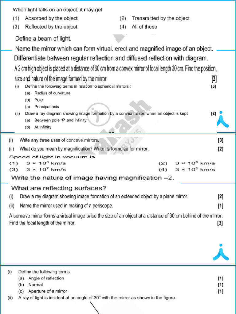FST-1 Past 5 Years Questions | PDF