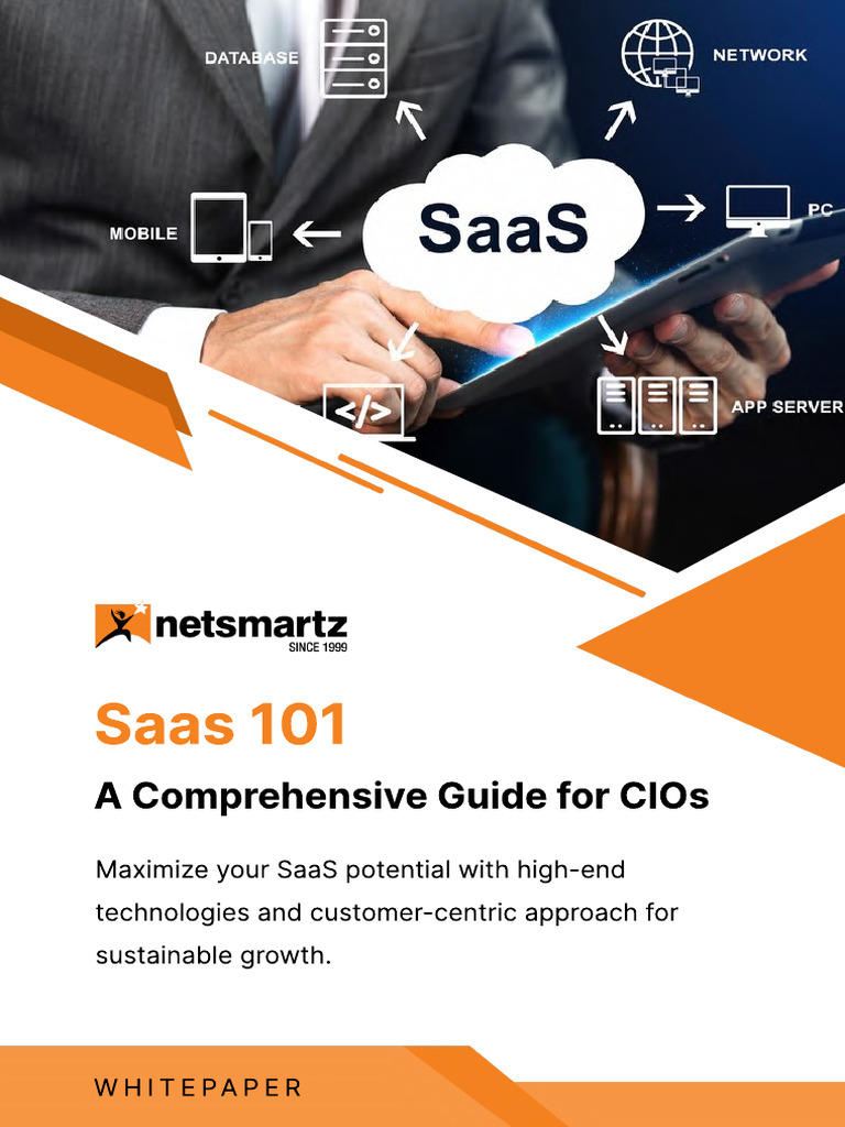 Saas 101 Pdf Download Free Pdf Software As A Service Cloud Computing