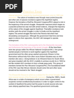Civil Resistance in South Africa: 1970s-80s | PDF | Apartheid | African ...
