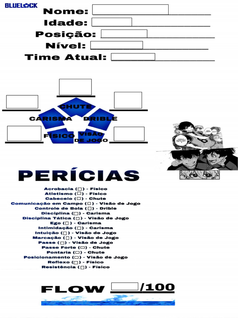 Ficha_Blue_Lock2 | PDF