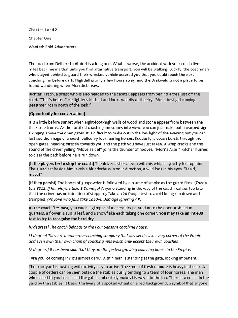 Enemy Within Chapter 1 and 2 | PDF