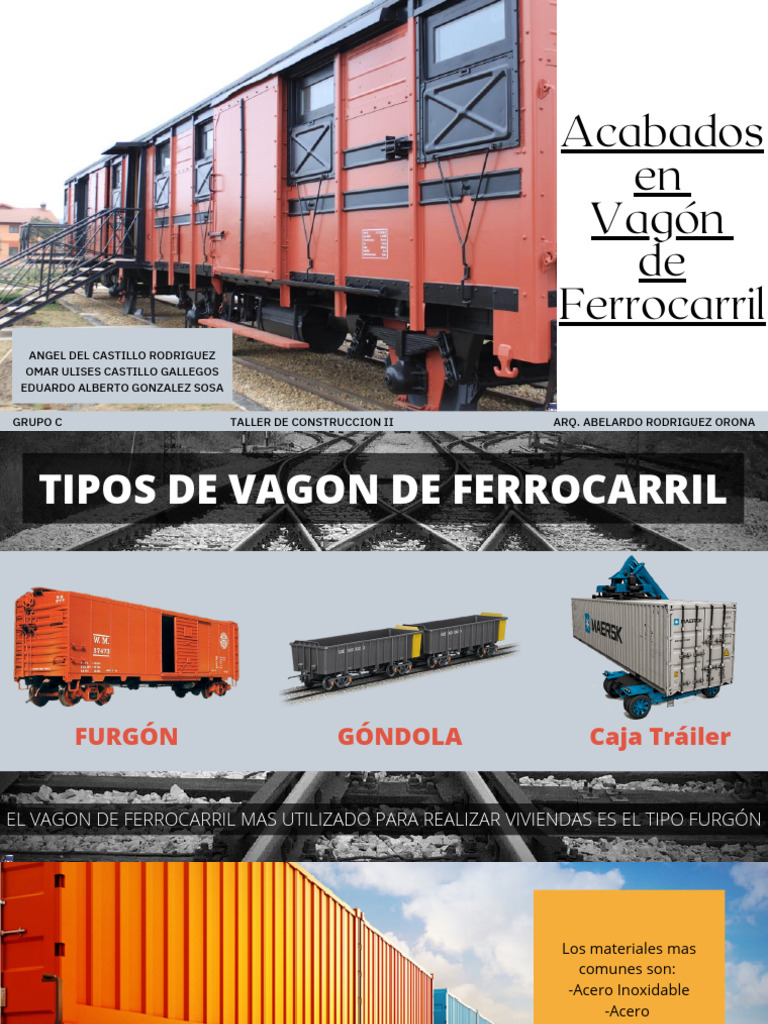 Recub y Acabados Vagon de Ferrocarril | PDF | pared | Loseta