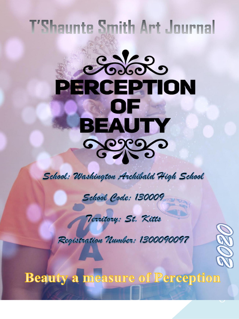 Tshaunte Smith CXC Art Journal 2020 (Final Edit) Letter 2 | PDF | The ...