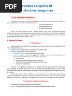 Groupage Sanguin | PDF | Groupe sanguin | Tissu biologique