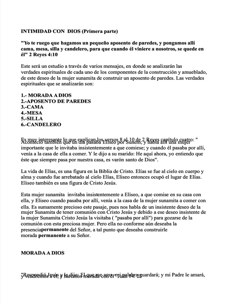 Intimidad Con Dios | PDF | Amor | Concepciones de dios