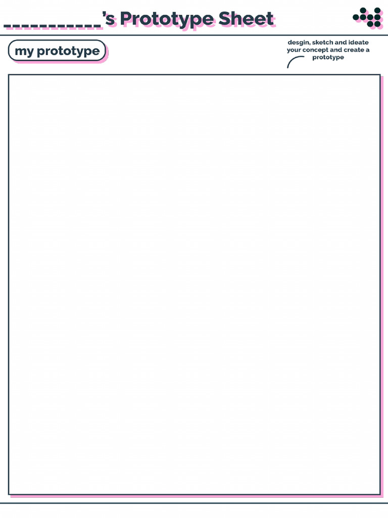 259 - Concept To Prototype - Activity Sheet | PDF