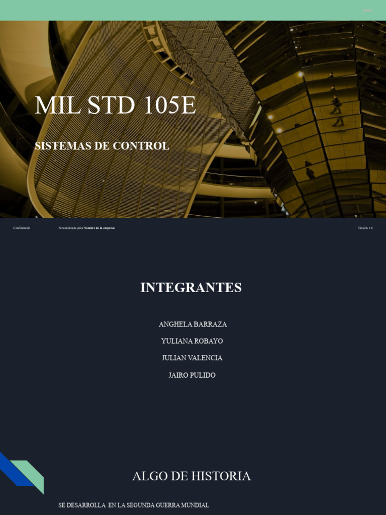 Guía de Inspección MIL STD 105E | PDF | Muestreo (Estadísticas)