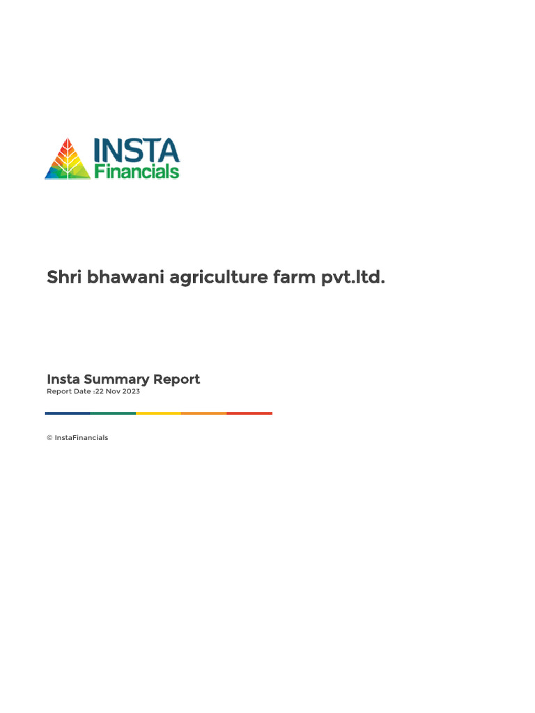 Bhawani Agriculture Farm PVT | PDF
