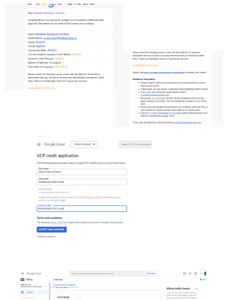 Activar Creditos Google | PDF