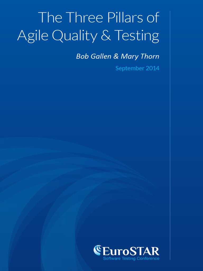 The Three Pillars of Agile Quality & Testing | Download Free PDF ...