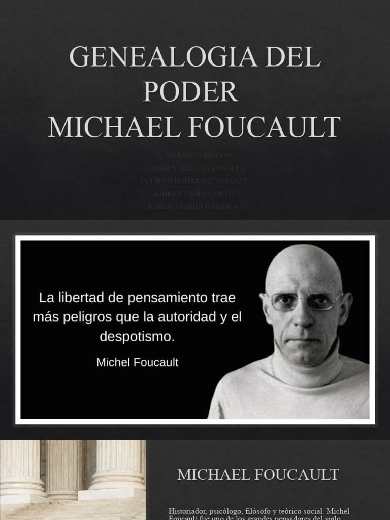 Genealogia Del Poder | PDF | Michel Foucault | Estado (política)