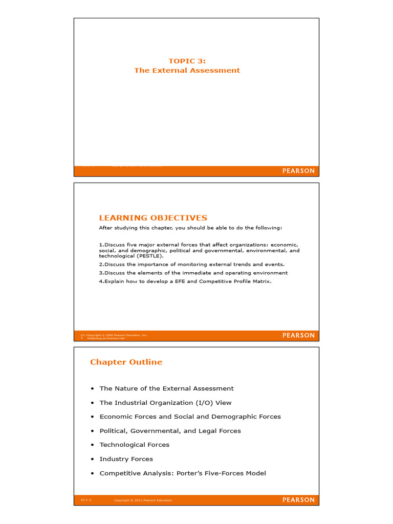 Strat MGT External Assessment - Topic 3 | PDF | Profit (Economics) | Market (Economics)
