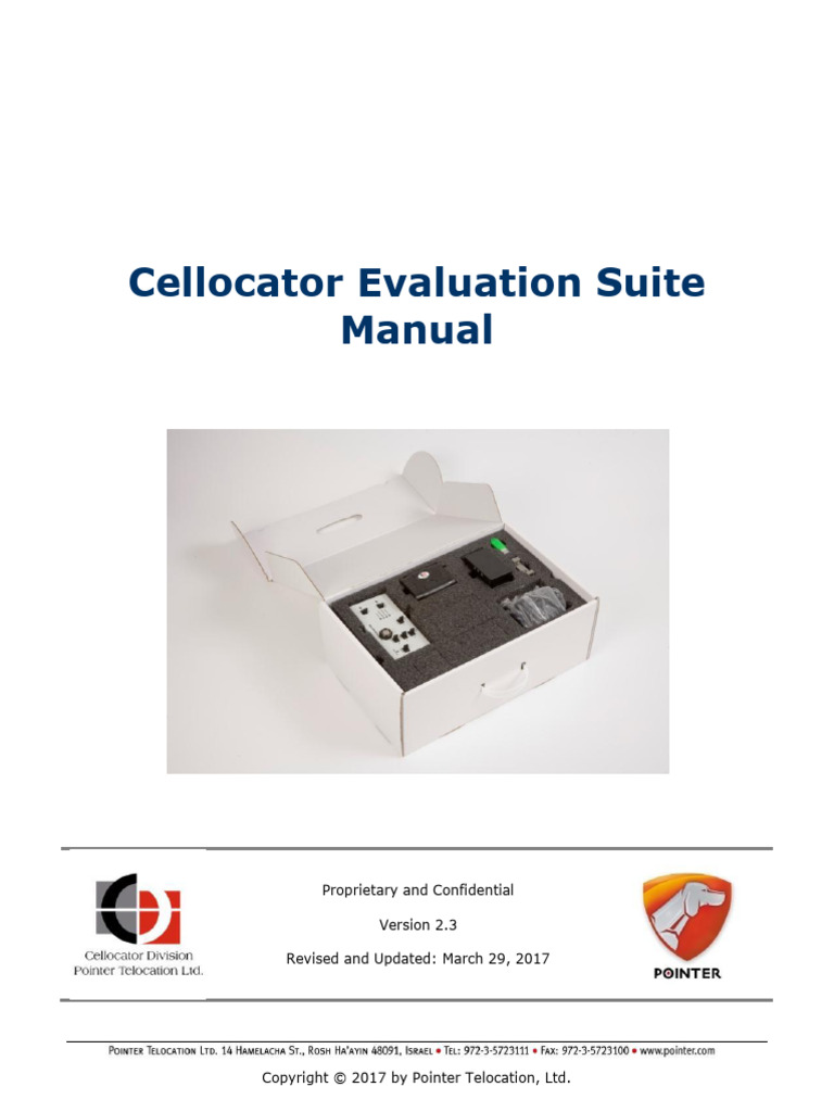 Cellocator Evaluation Suite Manual | PDF | Usb | General Packet Radio Service