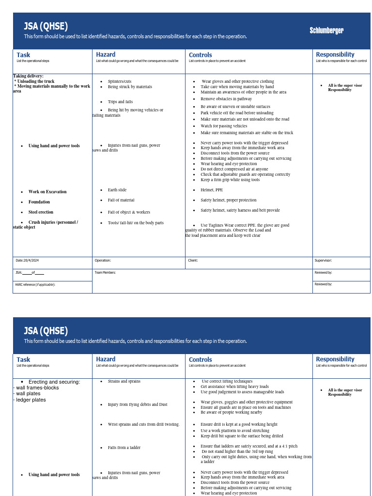 Jsa 20-21-22 | PDF | Personal Protective Equipment | Safety