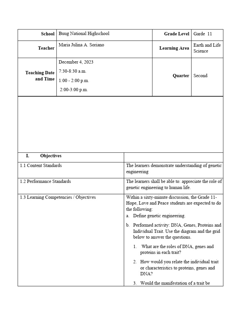 Dec 6 DLP | PDF | Genetics | Learning