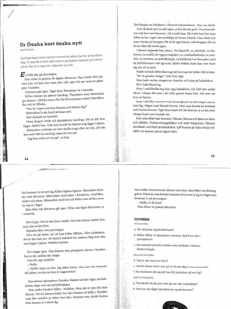 Önska Bort Önska Nytt Av Ingrid Olsson | PDF