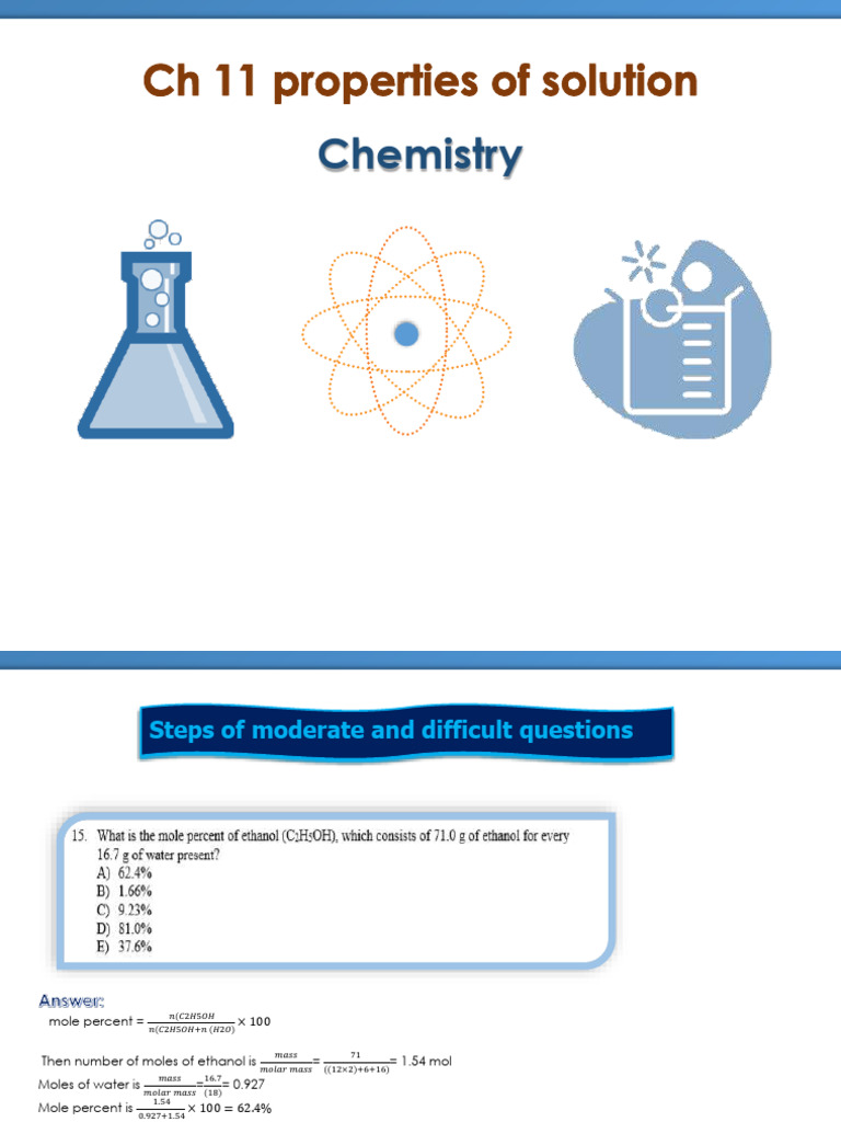 Project of CH 11 Properties of Solution | PDF | Art