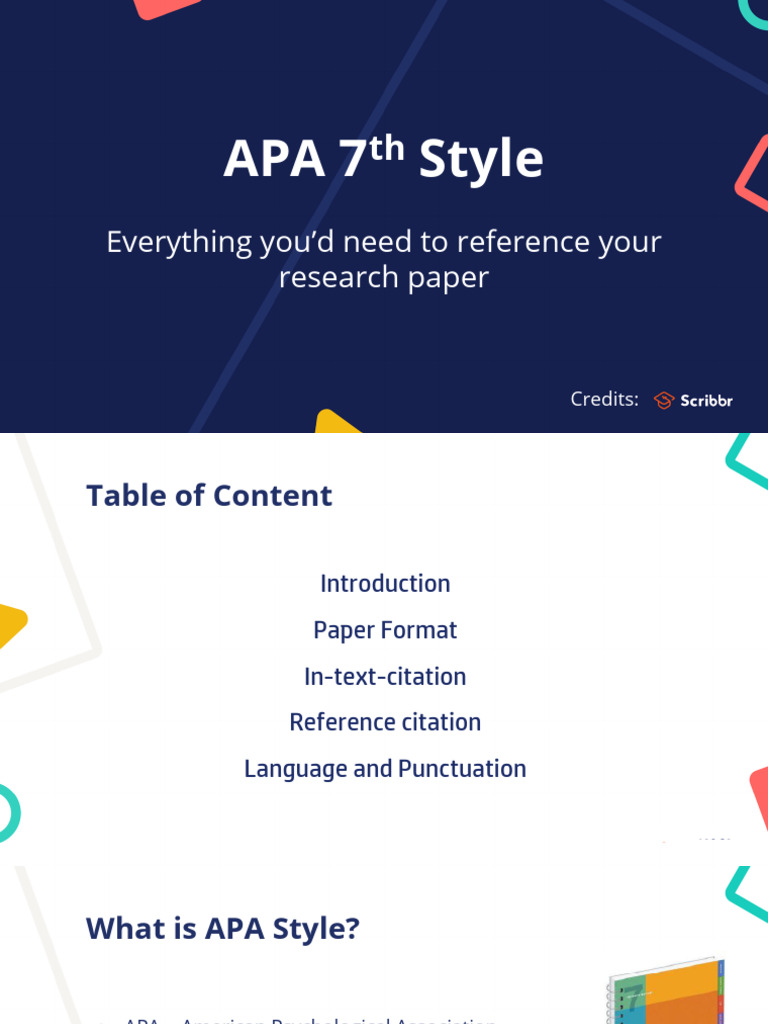 Apa 7th Guidelines Pdf Apa Style Acronym