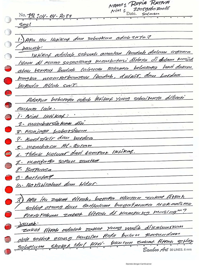 Repia Ratna (2205906030016) | PDF