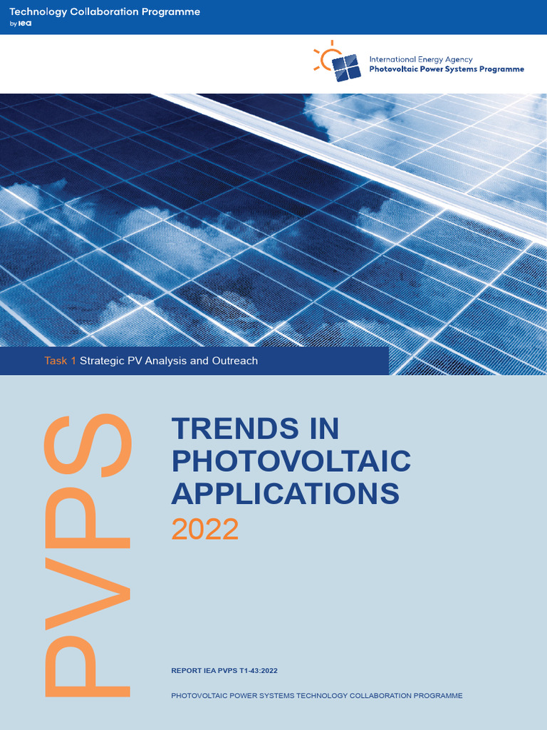 PVPS Trend Report 2022 | PDF | Photovoltaics | Photovoltaic System