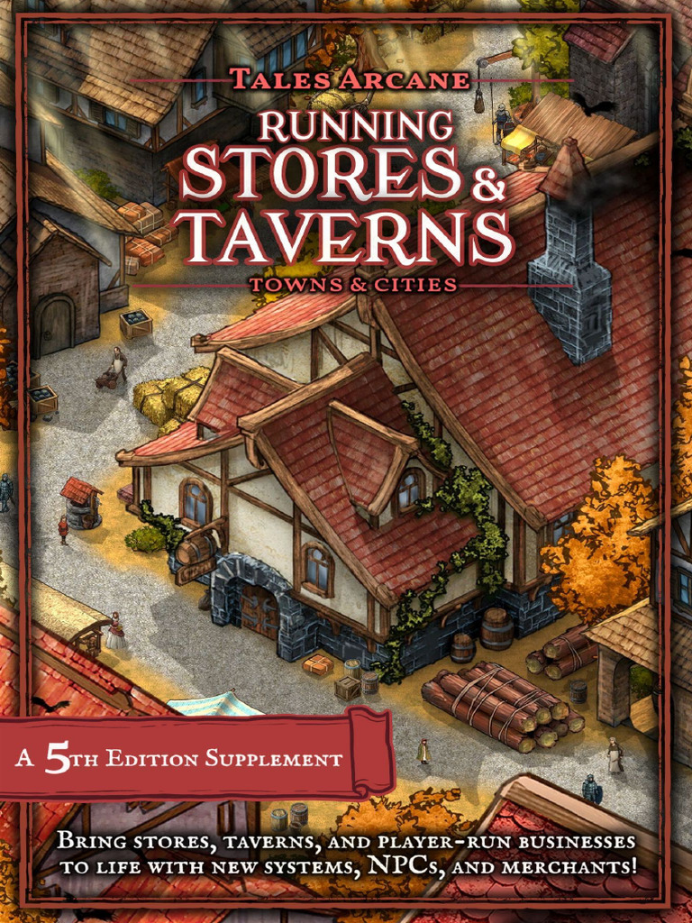 Tales Arcane - Running Stores & Taverns | PDF
