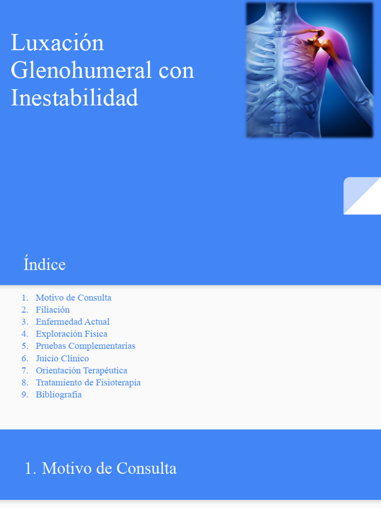 Luxación Glenohumeral: Diagnóstico y Tratamiento | PDF | Hombro ...