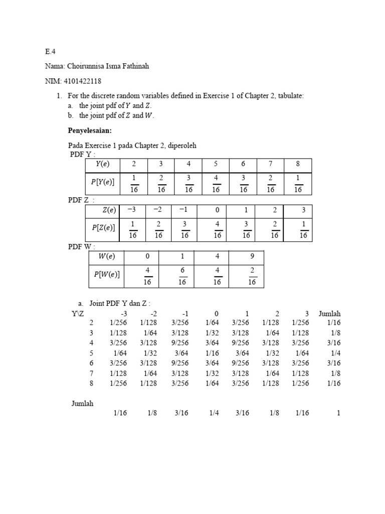 E4 | Download Free PDF | Probability Density Function | Measure Theory