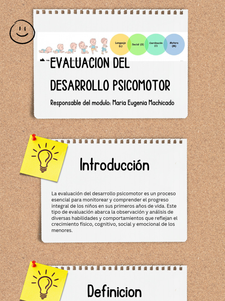 Presentacion Evaluacion Del Desarrollo Psicomotor | Descargar gratis PDF | Evaluación ...