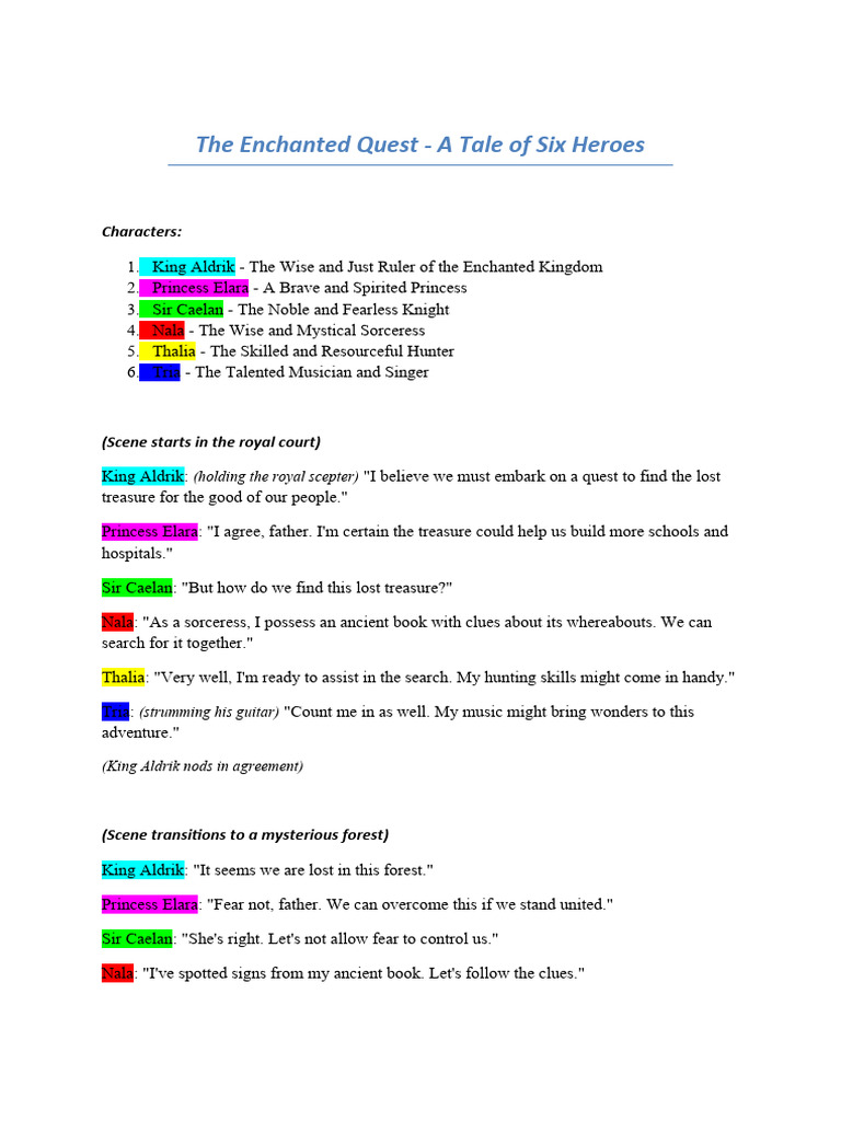 The Enchanted Quest | PDF | Quest