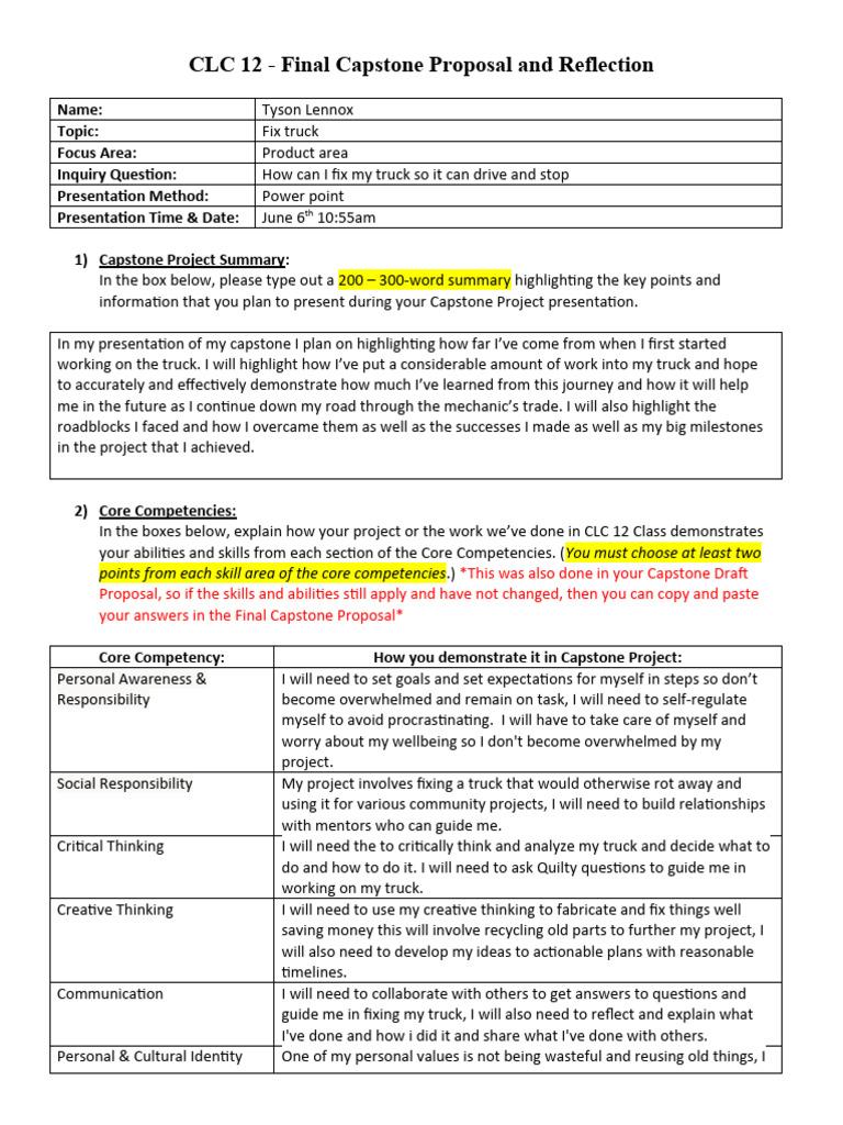 CLC 12-Combined Final Capstone Proposal Ref | PDF | Cognition | Human Communication