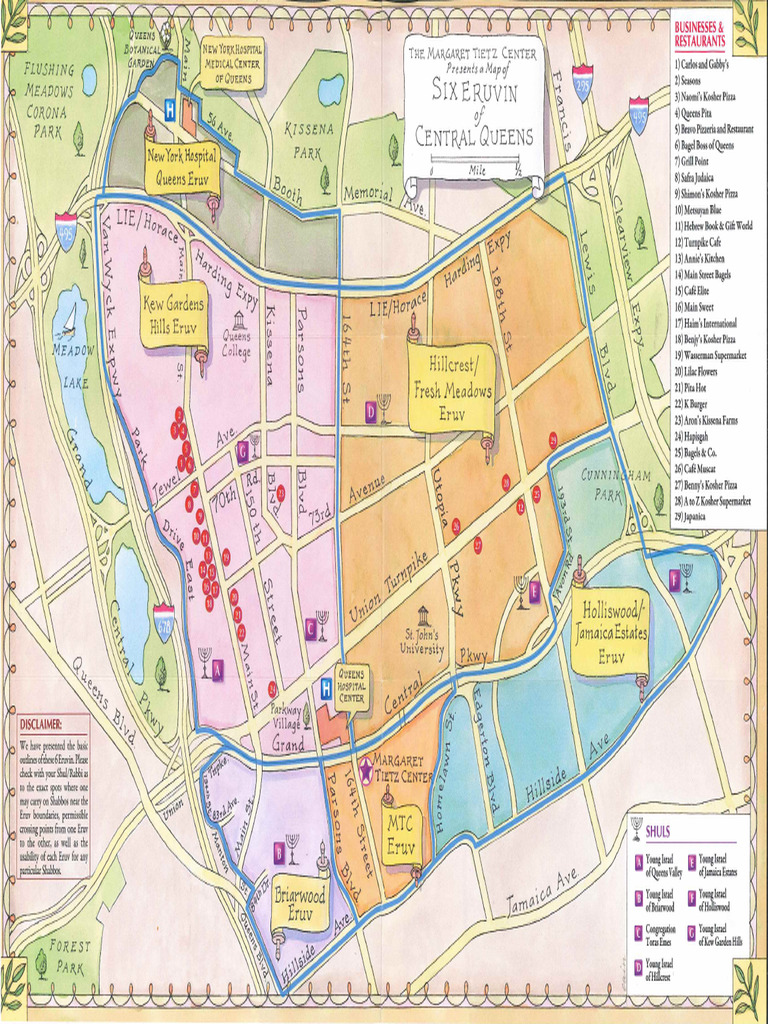 Eruv Map Queens 2023 | PDF