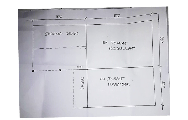 Sket Rumah Warung Kita | PDF