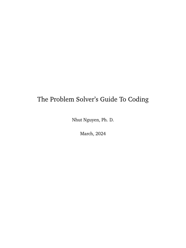 Problem Solvers Coding Techniques | PDF | Computer Programming | Matrix (Mathematics)